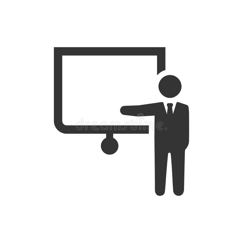 Business lecture icon stock vector. Illustration of presentation ... Business lecture icon stock vector. Illustration of presentation ...