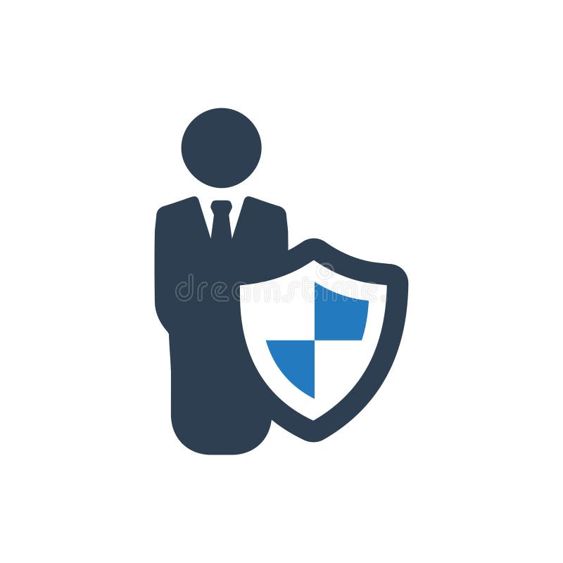 Business Security Icon stock vector. Illustration of life - 120822841