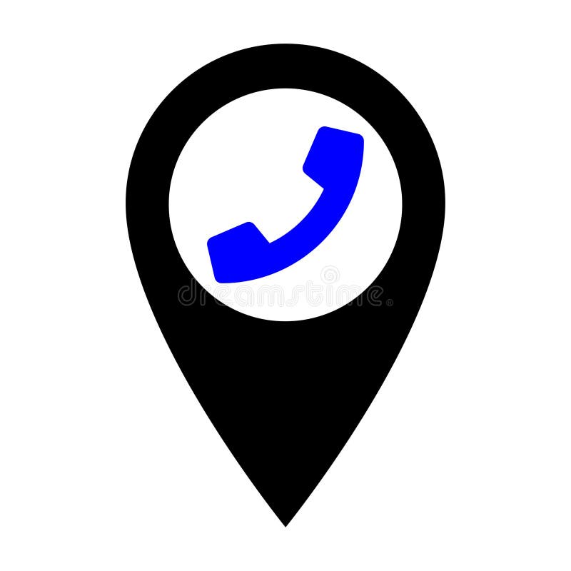 Call Location Icon stock vector. Illustration of designed - 270575434