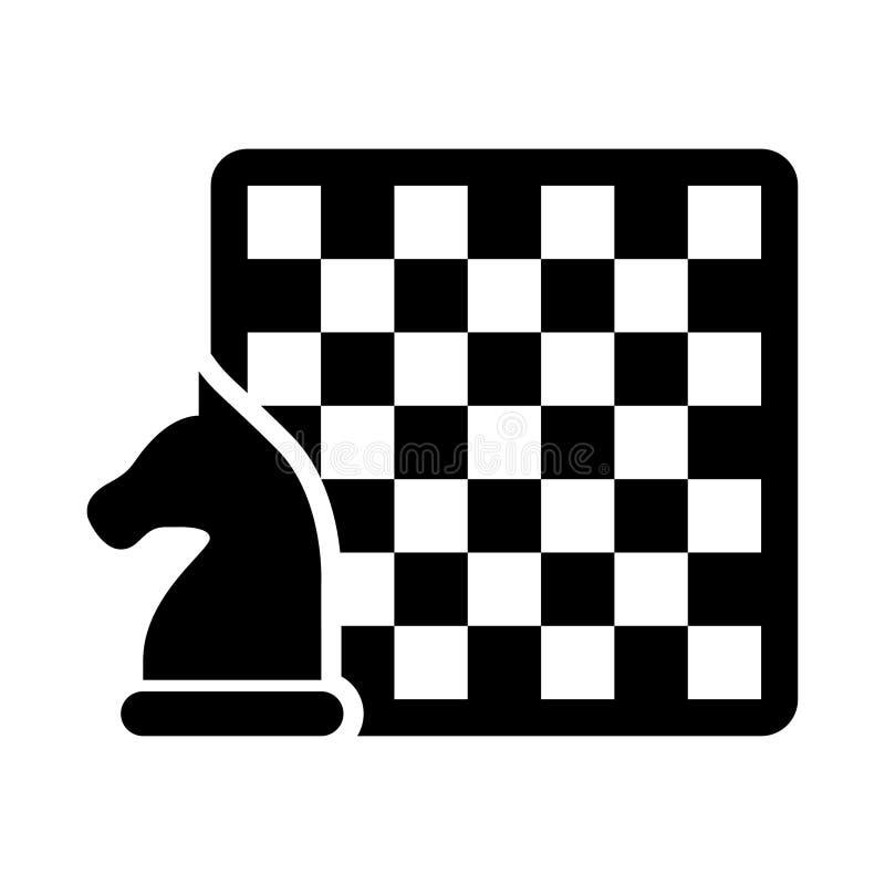 Chess Board Icon stock vector. Illustration of graphic - 308138782