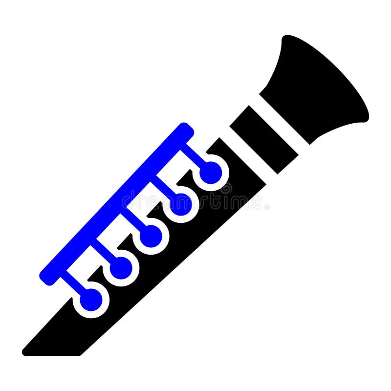 Clarinet Icon stock vector. Illustration of graphic - 250340406