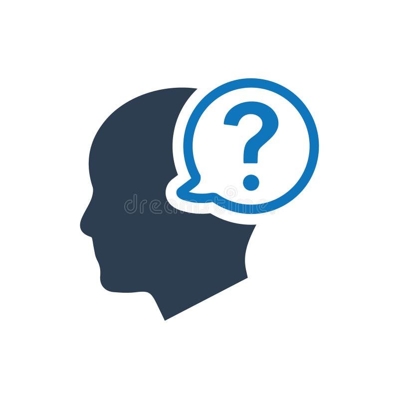 Confusion Icon stock vector. Illustration of confusion - 99655573