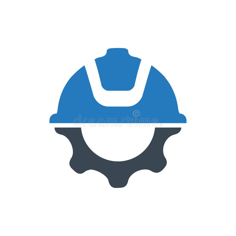 Engineering, Development Icon Stock Vector - Illustration of helmet ...
