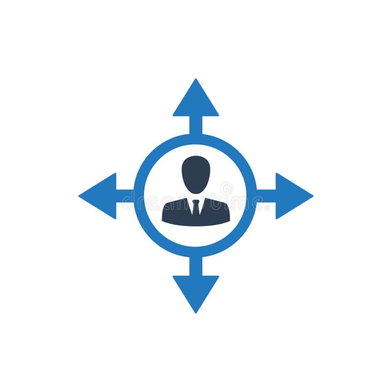 Decision Making Icon stock vector. Illustration of symbol - 120453071