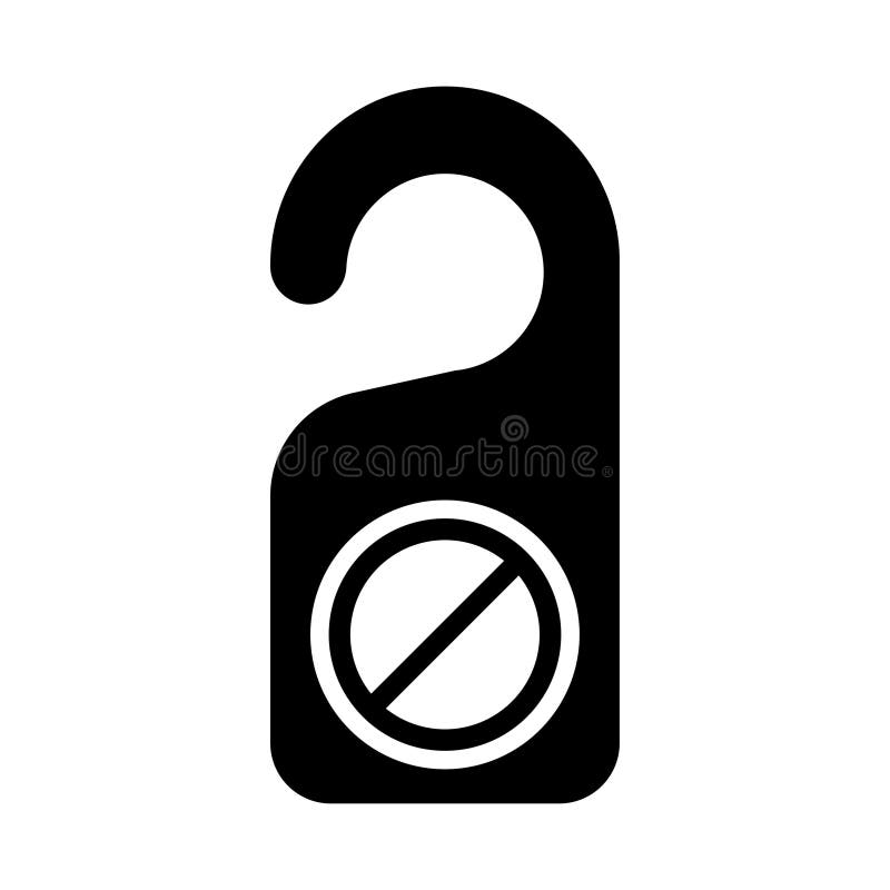 Do Not Disturb Icon stock vector. Illustration of beautiful - 341236110