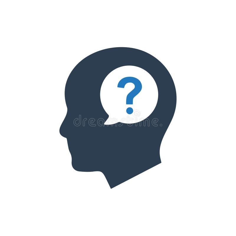 Confusion Icon Flat Style Vector Illustration. Stock Vector ...