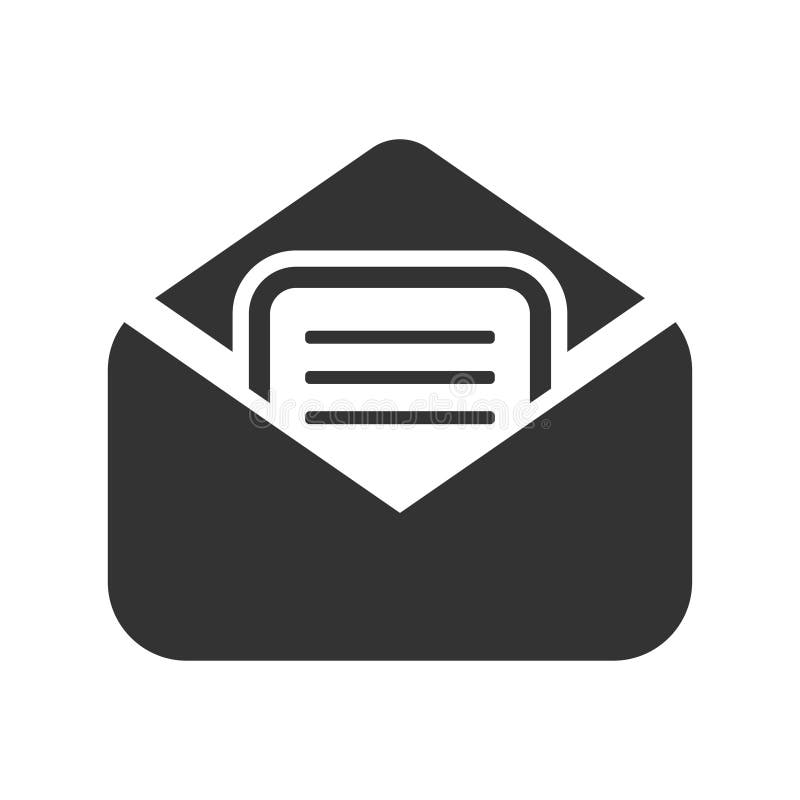 Email, message icon stock vector. Illustration of inbox - 175048216