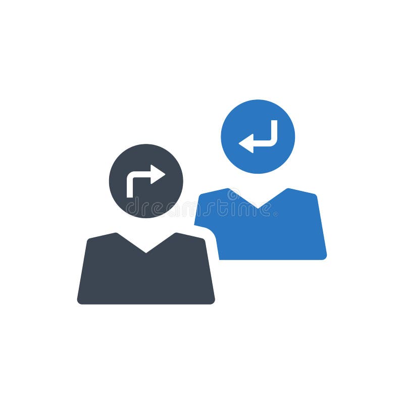 Employee Change Isolated Vector Icon Which Can Easily Modify or Edit ...