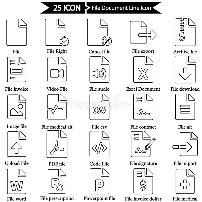 Designed Excel Document File Icon Stock Illustrations – 14 Designed Excel Document File Icon ...