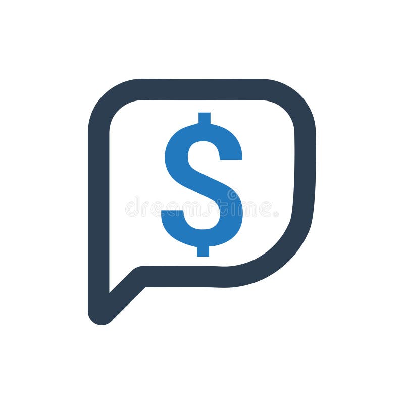 Financial Customer Support Icon Stock Vector - Illustration of meeting ...