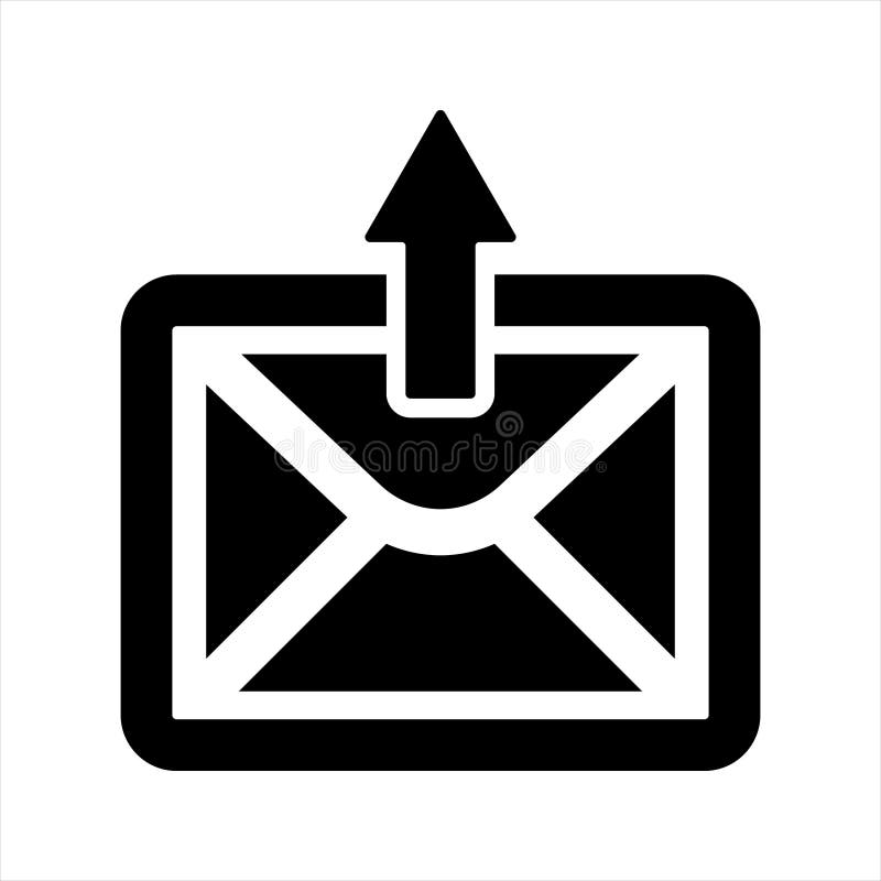 Forward Email Icon. Send Message Icon Stock Vector - Illustration of ...