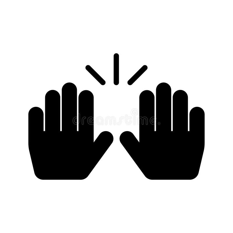 Hands Paper Icon stock vector. Illustration of vector - 201218097