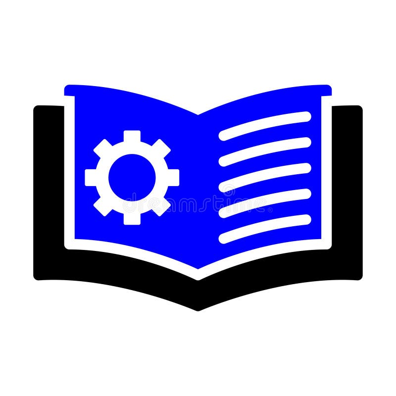 Hardware Manual Icon stock illustration. Illustration of design - 366374211