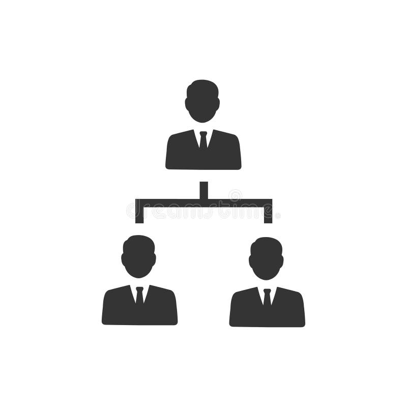 Hierarchy, Team Building Icon Stock Vector - Illustration of icon ...