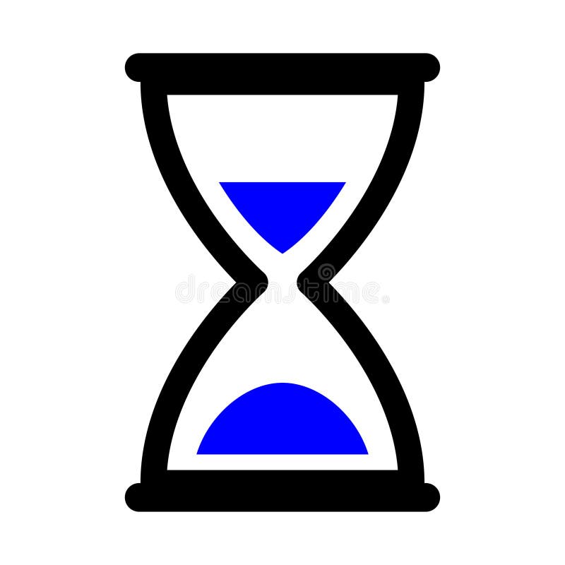 Hourglass Timer Icon stock vector. Illustration of time - 291876123