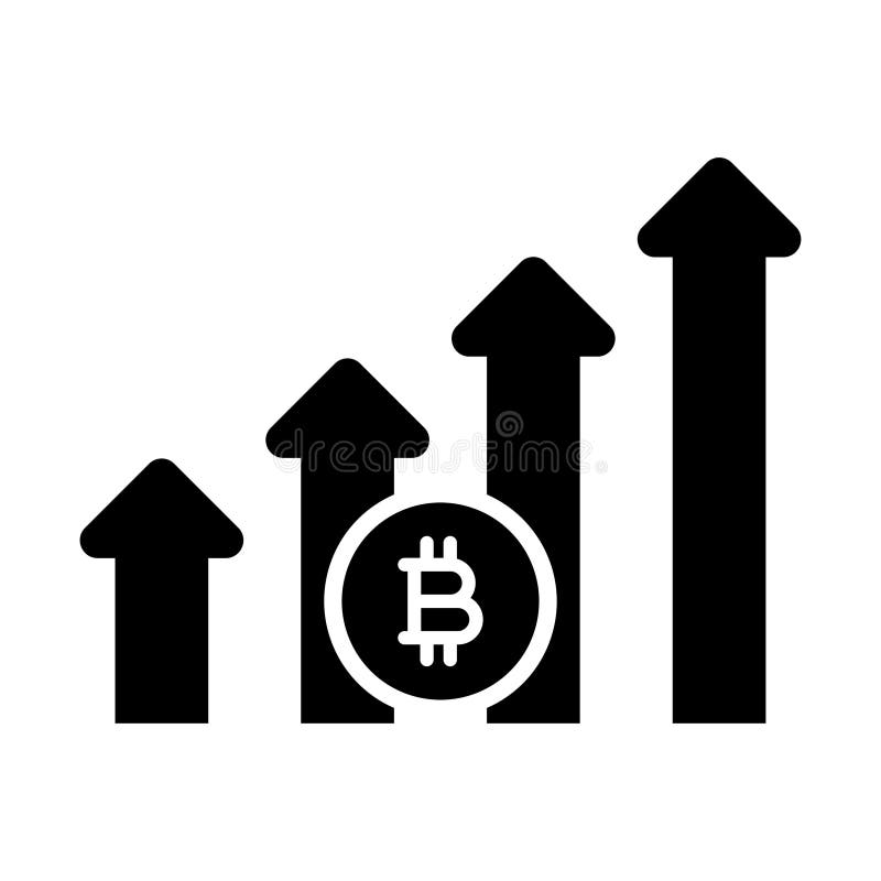 Increase Icon stock vector. Illustration of logo, coin - 279114216