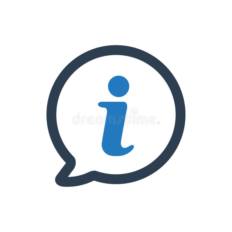 Info Support Icon stock vector. Illustration of info - 120821609