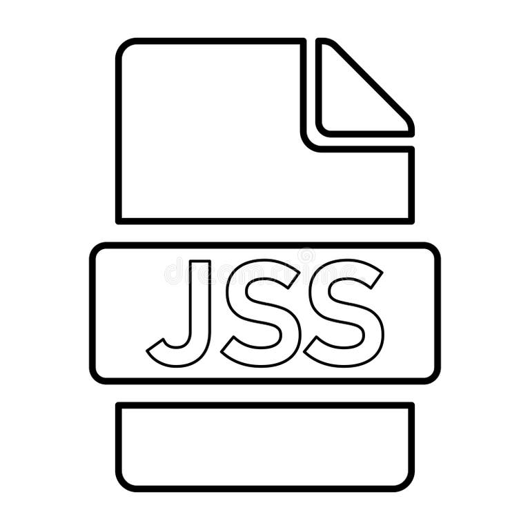 JSS File Format Icon stock vector. Illustration of design - 286663153