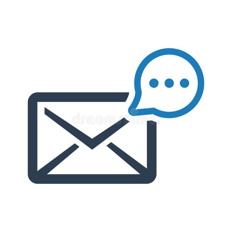 Mail Notification Vector Icon Stock Vector - Illustration of symbol ...