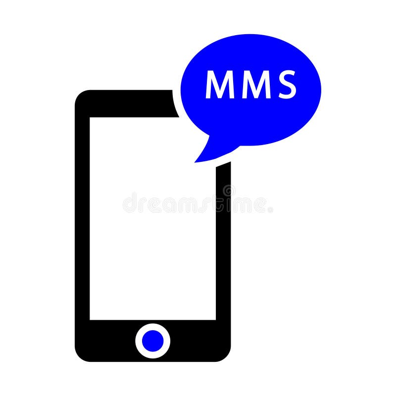Mobile Mms Icon stock vector. Illustration of cellphone - 240915650