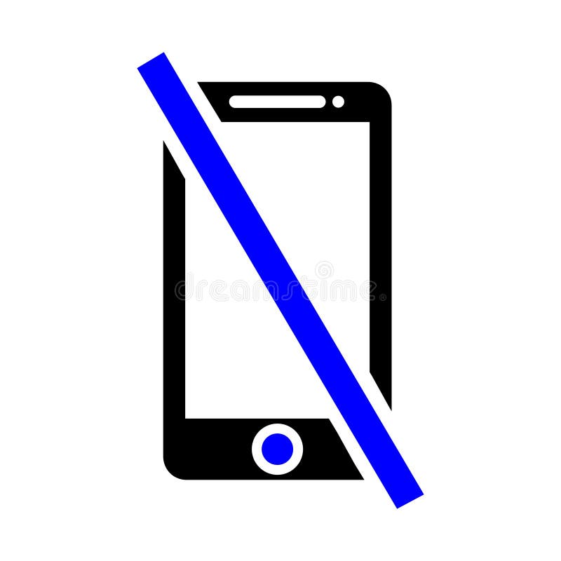 Mobile Switch Off Icon stock vector. Illustration of turn - 240915703