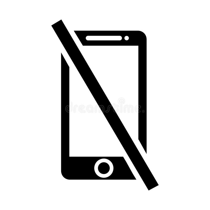 Mobile Switch Off Icon stock vector. Illustration of phone - 240916285