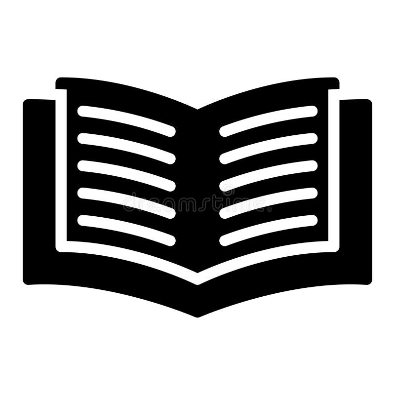 Open Book Icon stock vector. Illustration of graphic - 270576902