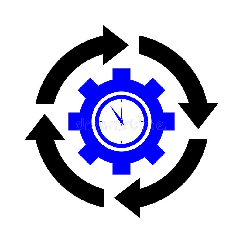 Process Efficiency Icon stock vector. Illustration of optimization ...