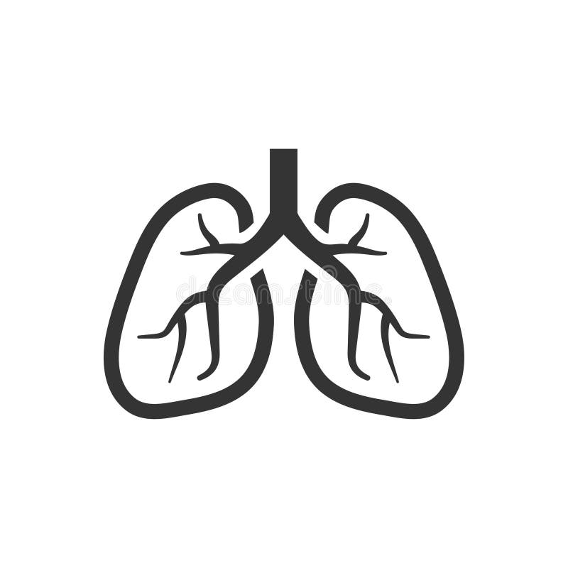 Pulmonology Icon stock vector. Illustration of lungs - 111368813