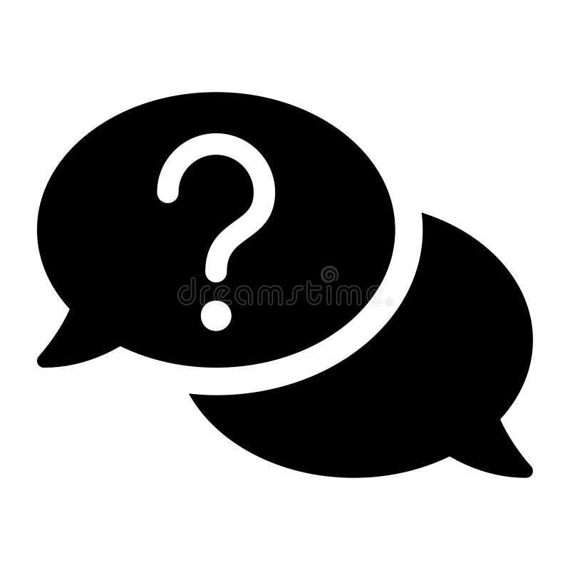 Question and Answer Icon stock vector. Illustration of bubbles - 270576920