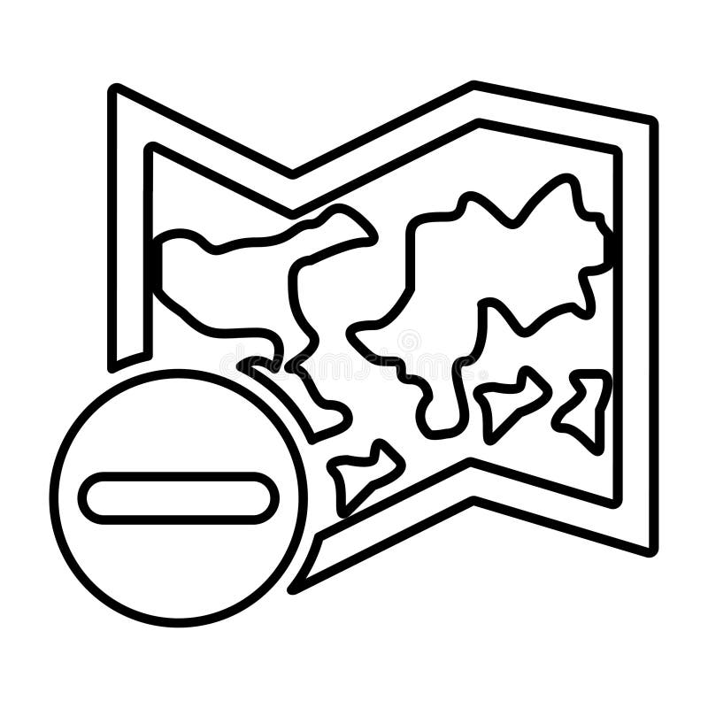 Remove Location Isolated Vector Icon Which Can Easily Modify or Edit ...