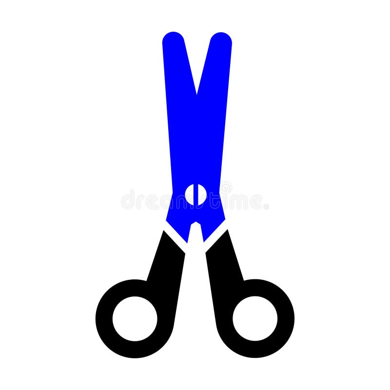 Scissors Blade Icon stock illustration. Illustration of tool - 376224587