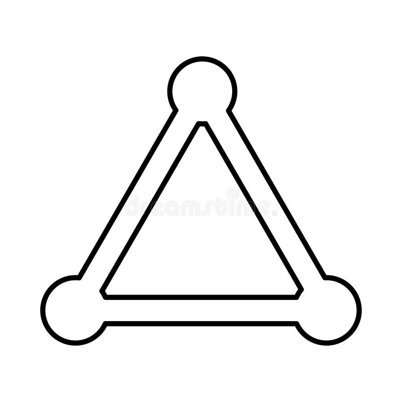 Sharpness Icon in Line Style Stock Illustration - Illustration of ...