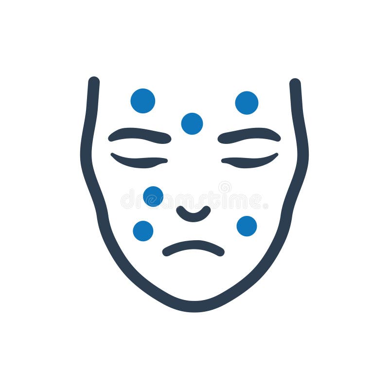 Skin Problem Icon stock vector. Illustration of vector - 111287870