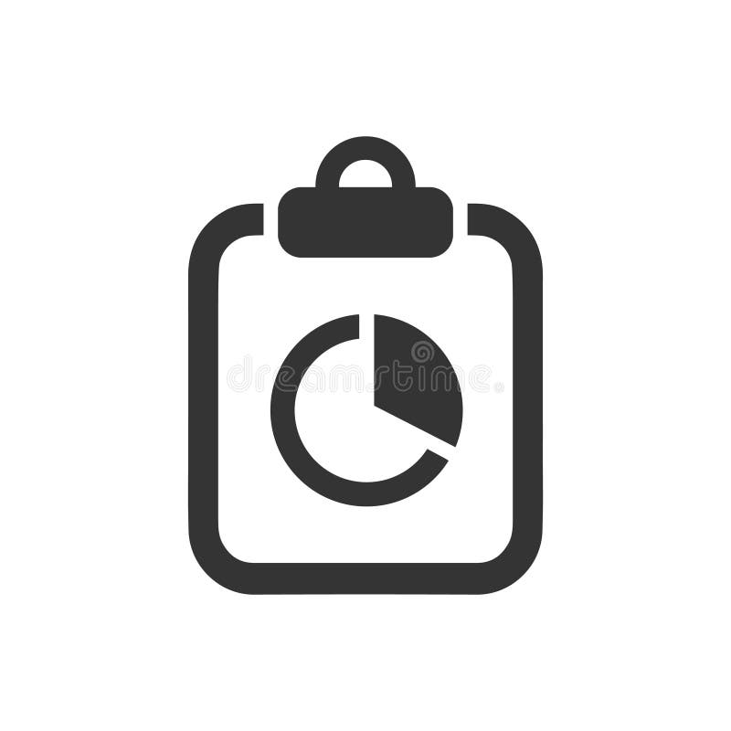 Statistics Report Icon stock vector. Illustration of sign - 99675758