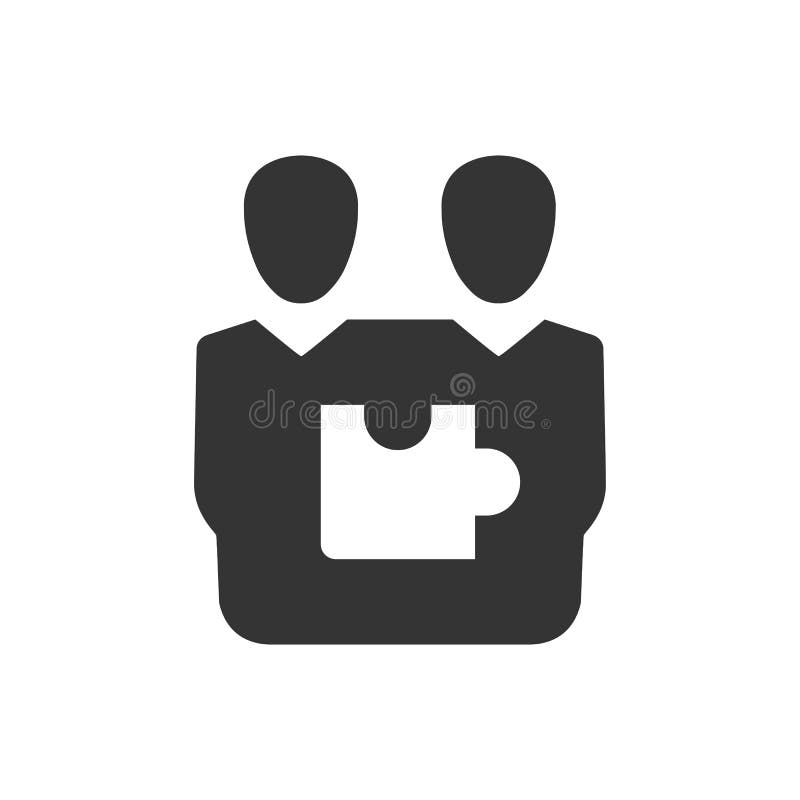 Teamwork solution icon stock vector. Illustration of group - 147233535