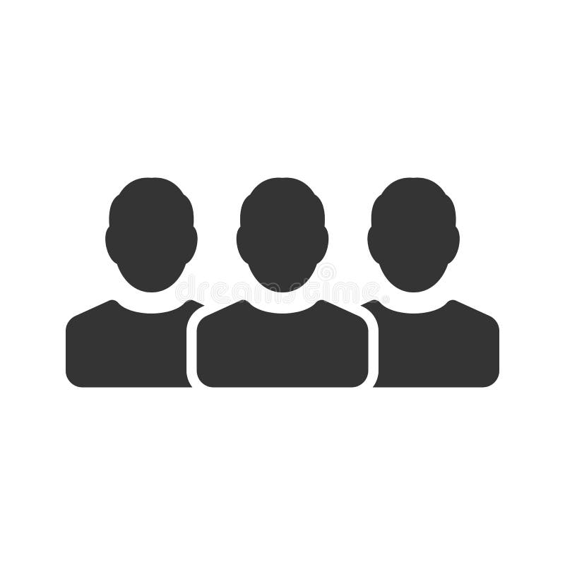 User group vector icon stock vector. Illustration of community - 161319344