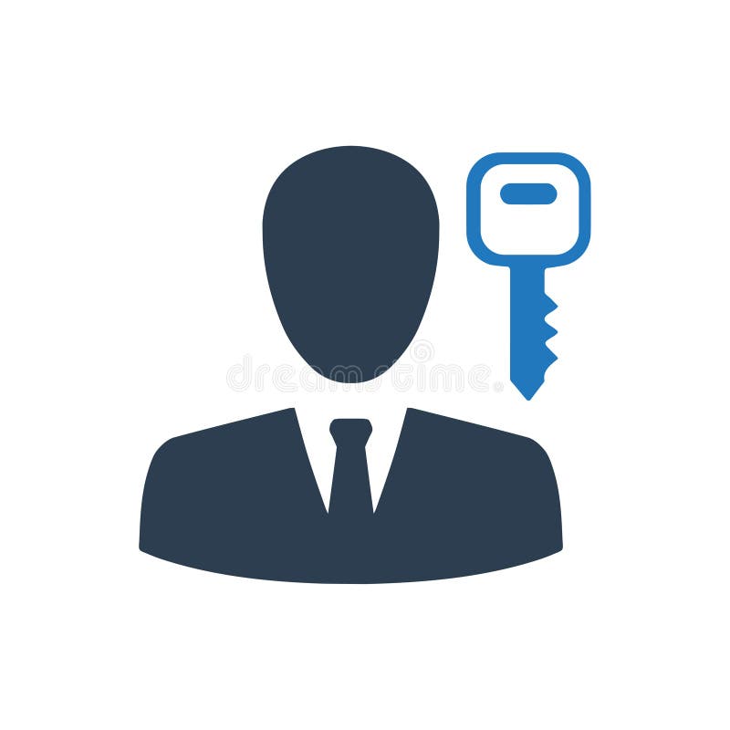 User security icon stock vector. Illustration of businessman - 111769984