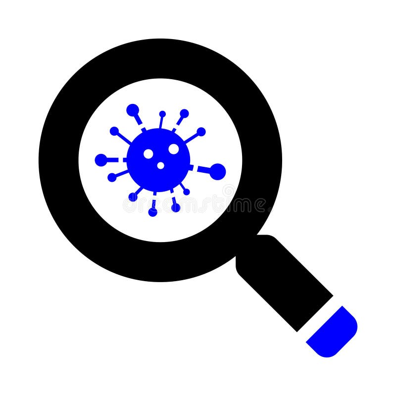Virus Search Icon stock vector. Illustration of design - 270576312
