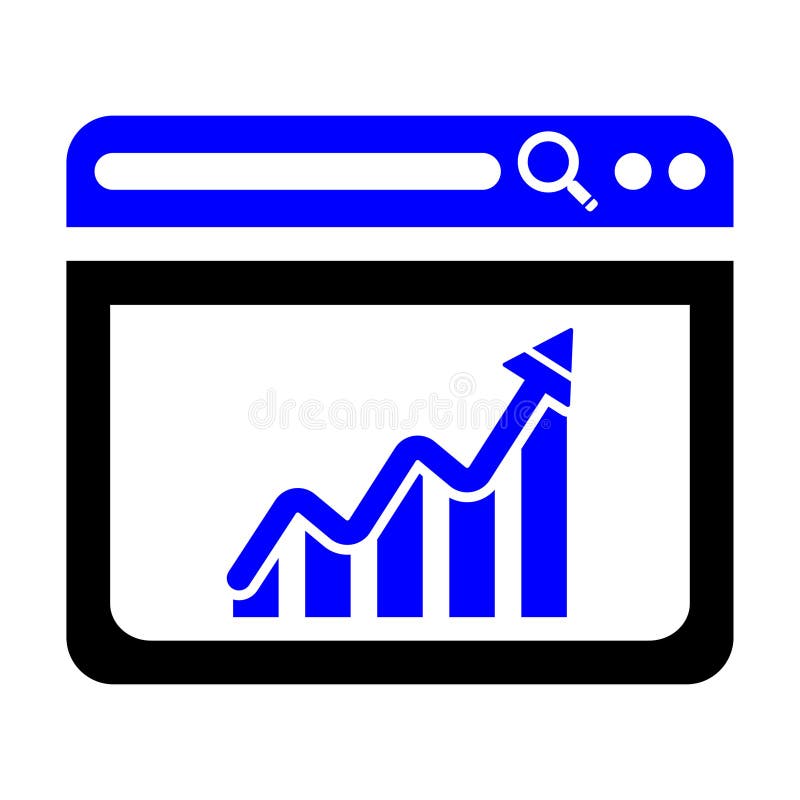 Web Traffic Icon stock vector. Illustration of vector - 308137940