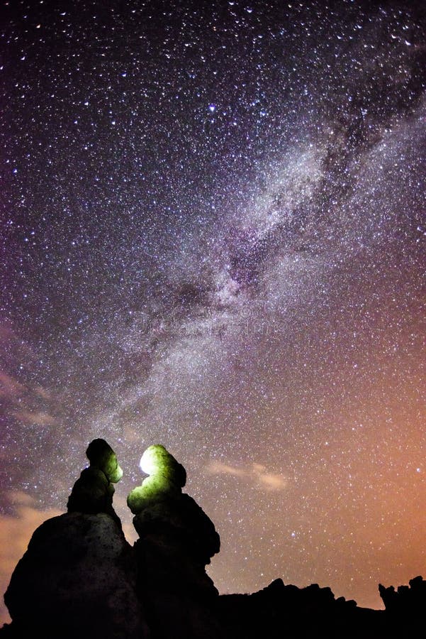 A Beautiful Milkyway on a Night Sky with Stars and Nice Background ...