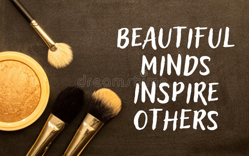 Beautiful Minds Inspire Others Stock Image - Image of inspiration ...