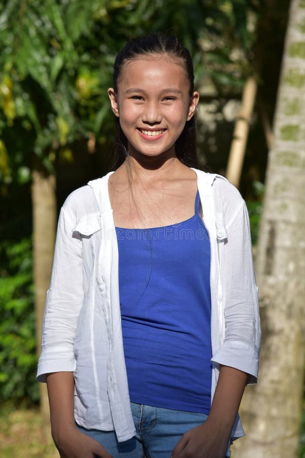 Beautiful Minority Female Smiling Stock Photo - Image of minority ...