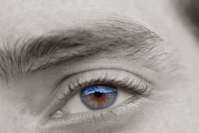 Beautiful mirror eye 2 stock photo. Image of faces, boys - 13589900