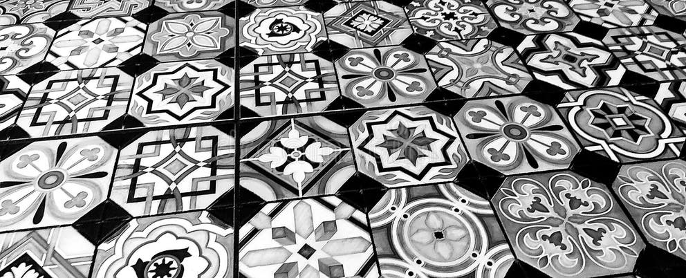 Beautiful Mixed Patterned Ceramic Tiles. Stock Image - Image of tiles ...