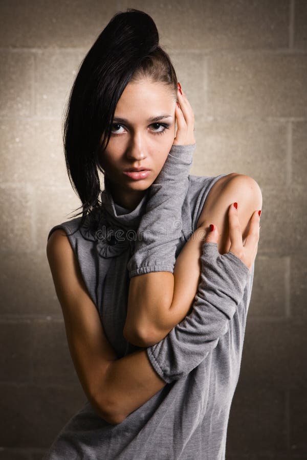 Beautiful model portrait stock photo. Image of female - 14819422