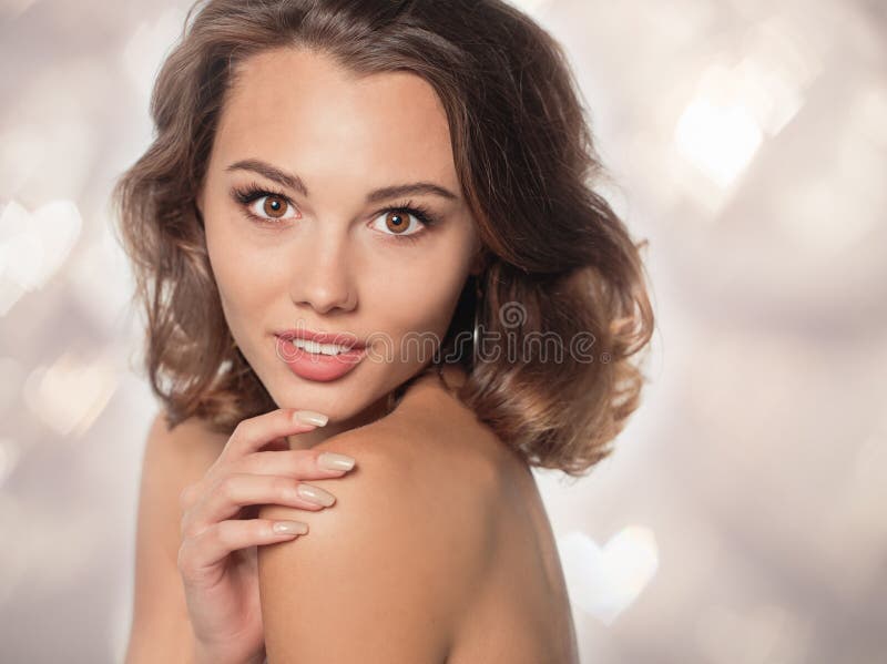 Beautiful Model Portrait In Studio Stock Photo - Image: 46063677