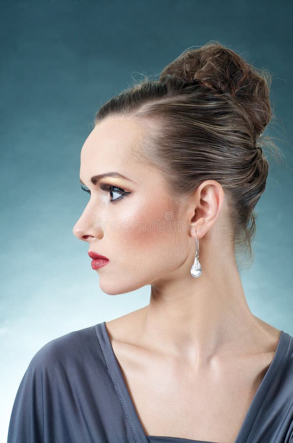 Beautiful Model Profile stock image. Image of industry - 17195885