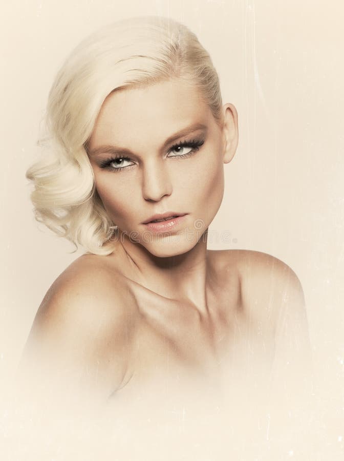 Beautiful model stock image. Image of hair, beautiful - 44111553