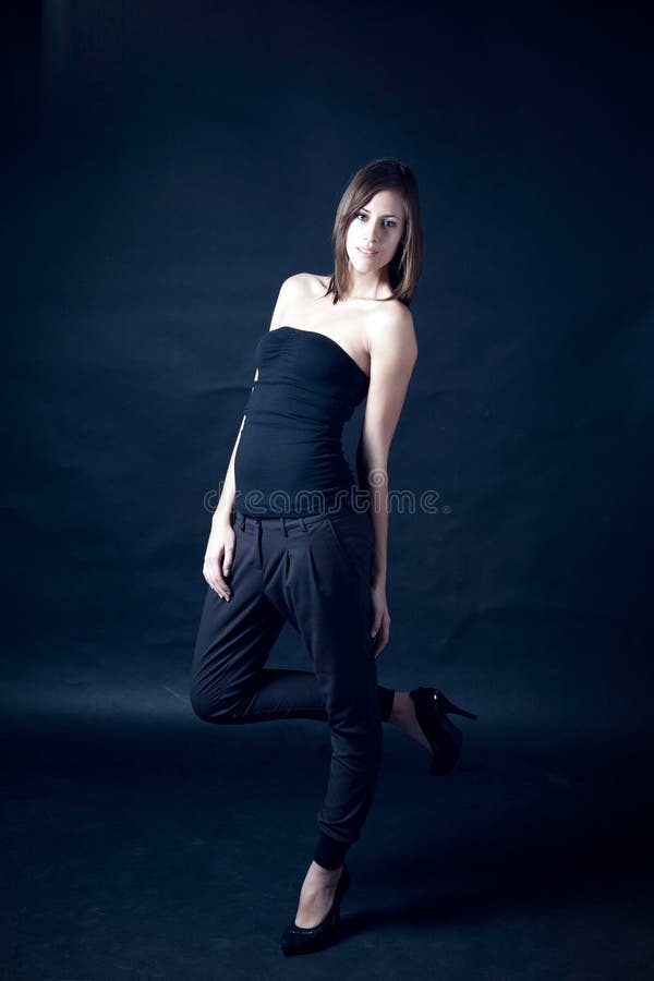 Woman with Perfect Shape Beautiful Hips on White Stock Photo - Image of ...